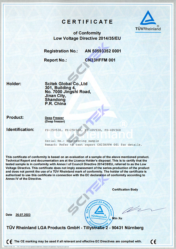 Certificates - Scitek