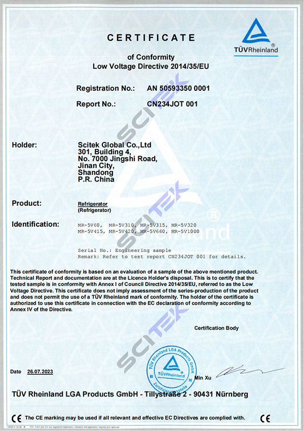 Certificates - Scitek