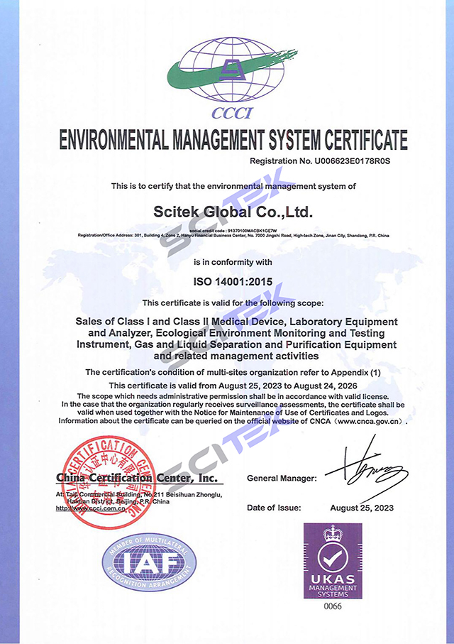 Certificates - Scitek